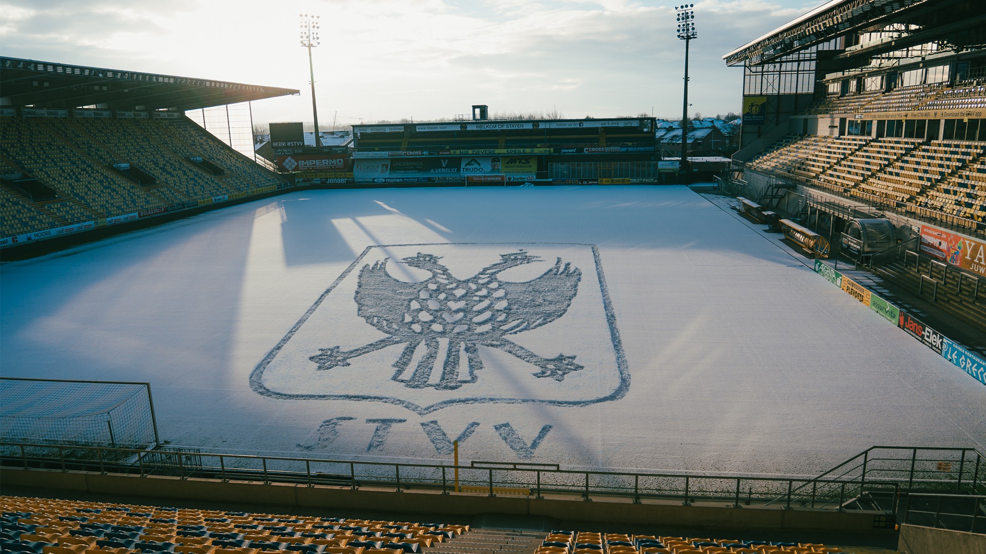 STVV stadion - winterbeeld - Truiensnieuws.be
